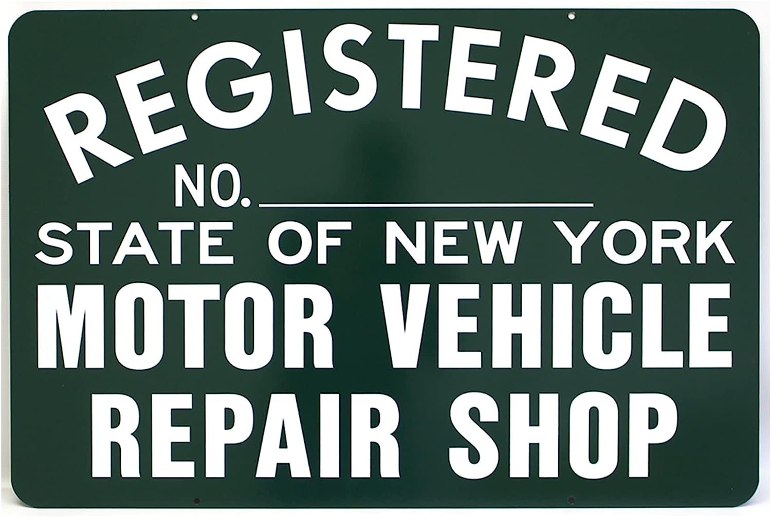 Requirements For Displaying The Registered No. State Of New York Motor ...