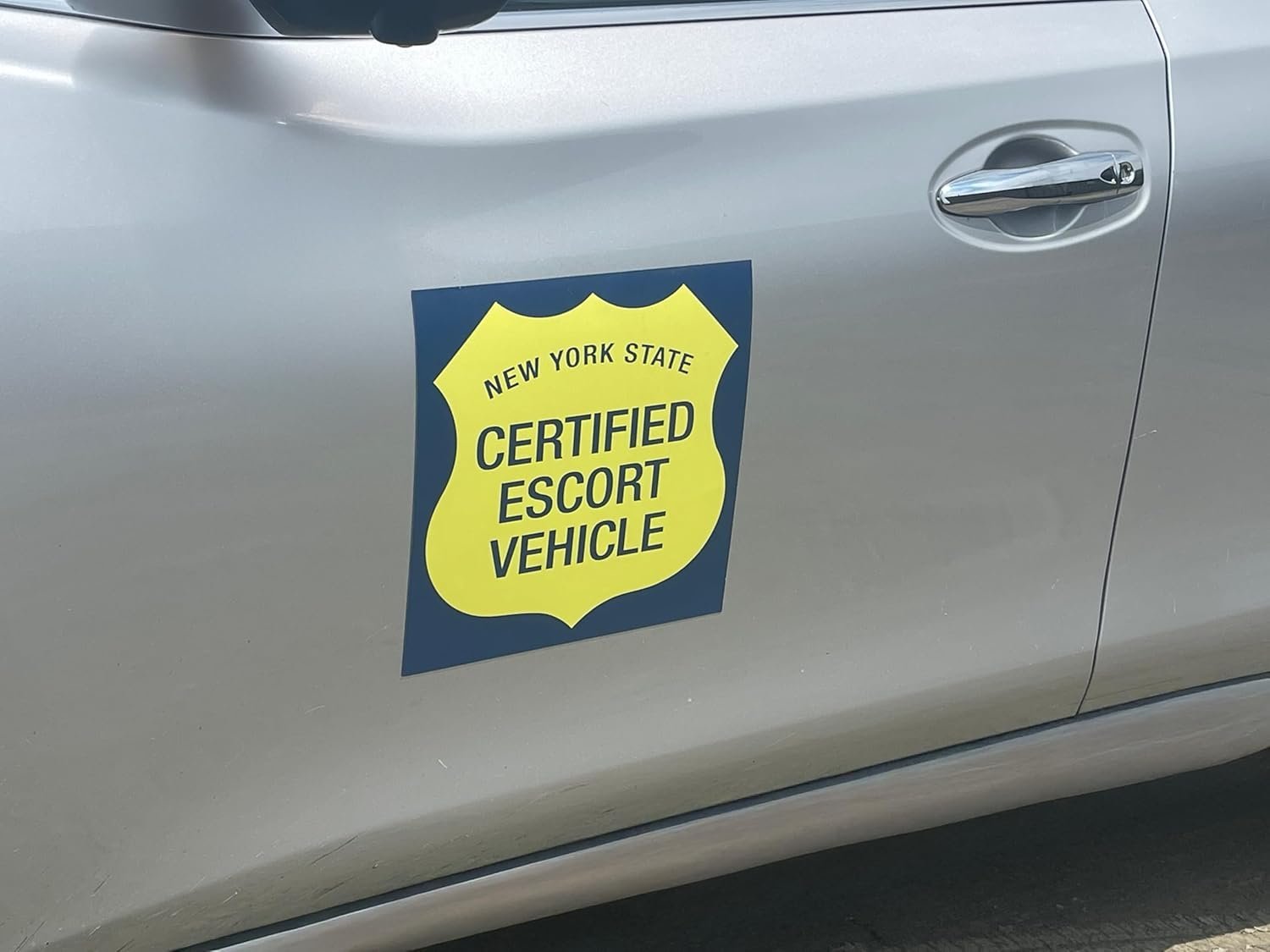 NYS Certified Escort Vehicle Magnet's For Pilot Car. (1 Pair) - Work ...